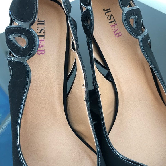 JustFab | Shoes | Justfab New Black Velvet High Heels Serice | Poshmark